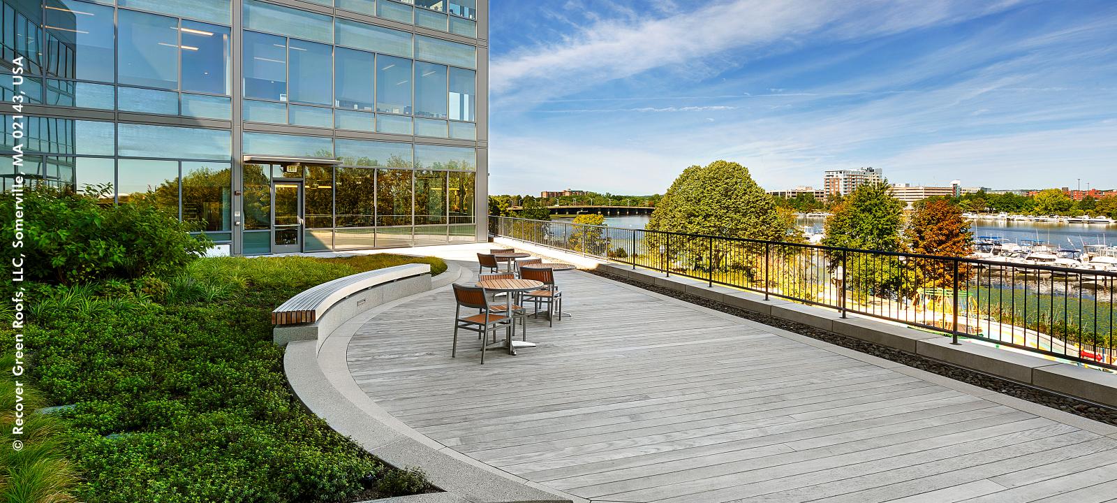 Walkways on Rooftops | ZinCo Green Roof Systems